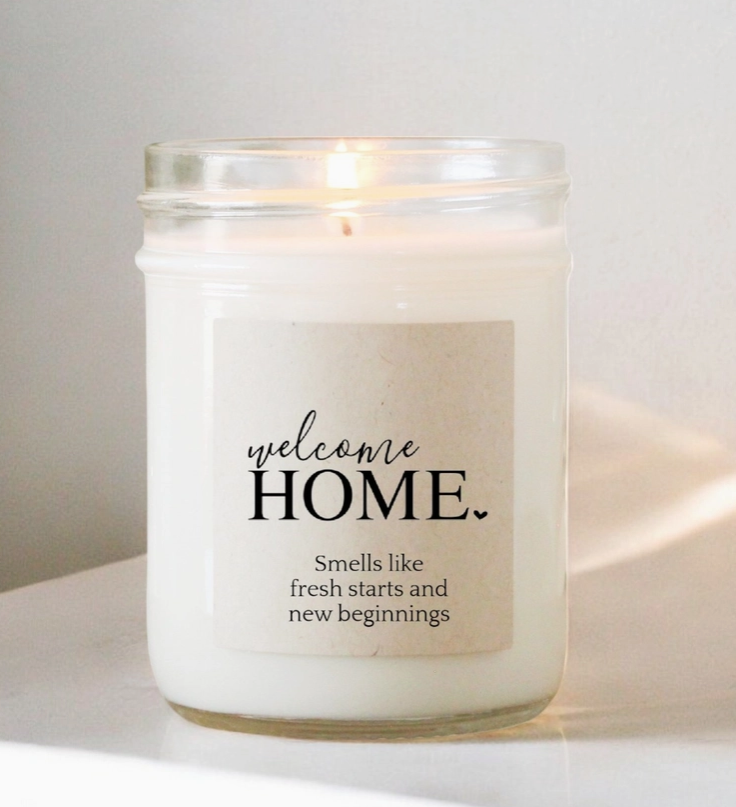 Welcome Home Candle | Good Cause Gifts